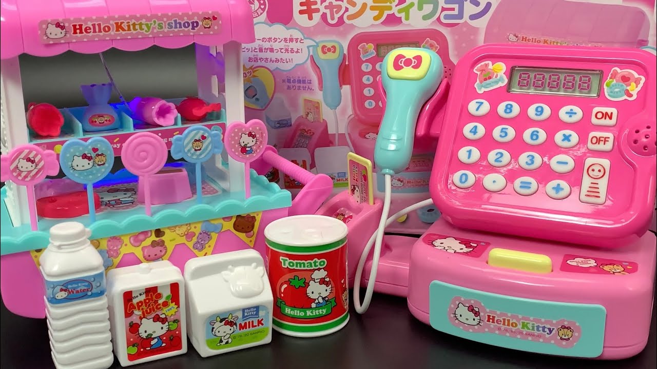 12 Minutes Satisfying with Unboxing Hello Kitty Cash Register and Candy ...