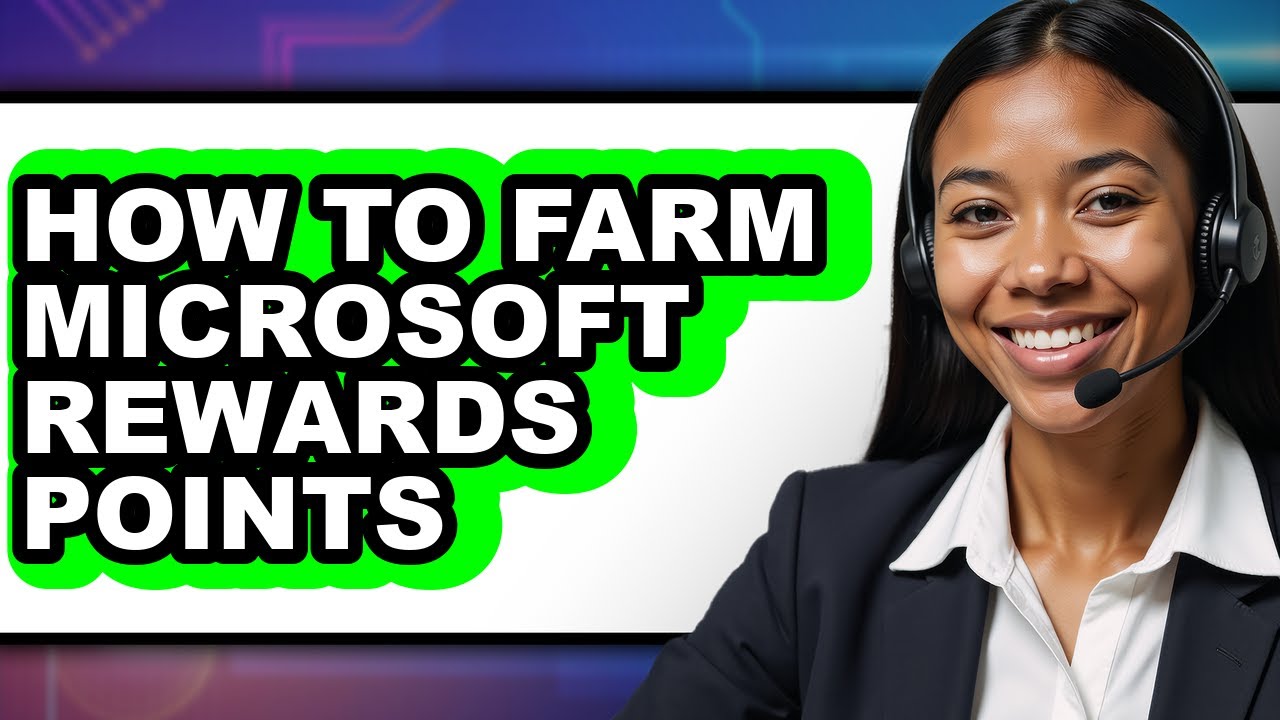 How to Farm Microsoft Rewards Points - Step by Step - YouTube