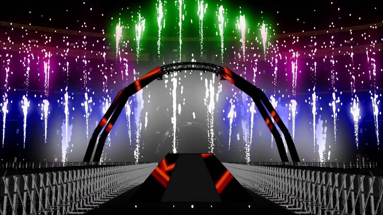 WWE WRESTLEMANIA 35 opening pyro - YouTube