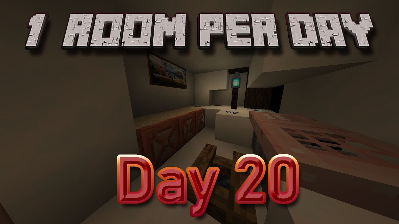 Building a room everyday until I have a mansion - day 20 - YouTube
