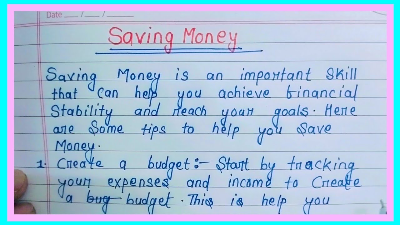 How to save money | tips for save money | Daily Essay - YouTube