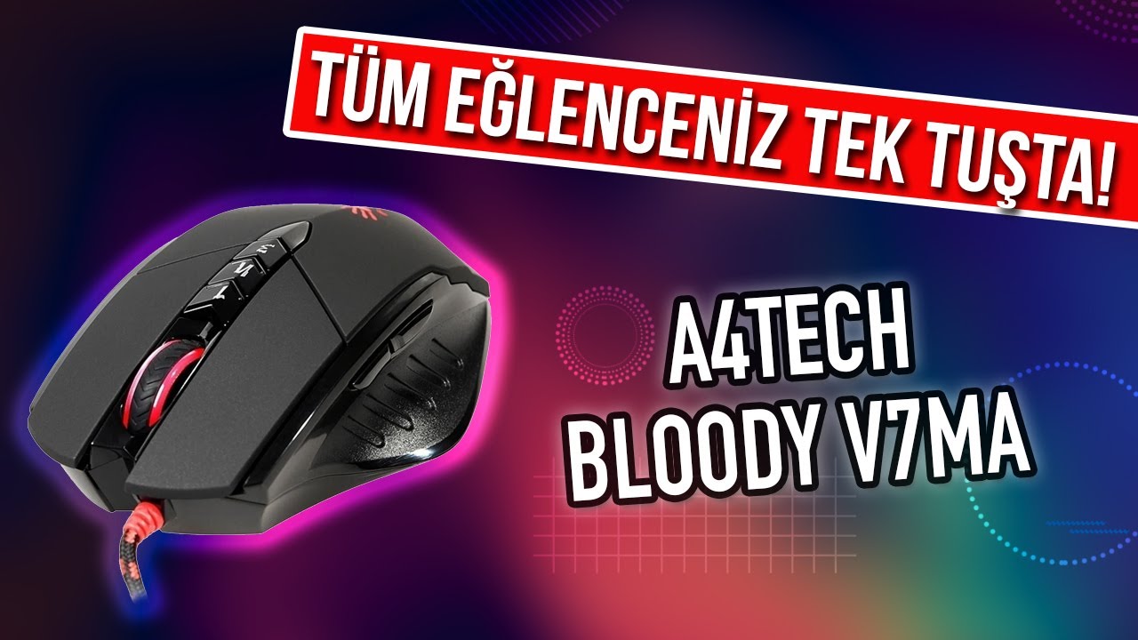 A4TECH Bloody V7MA Mouse Kutu Açılışı ve Detaylı İnceleme! - YouTube