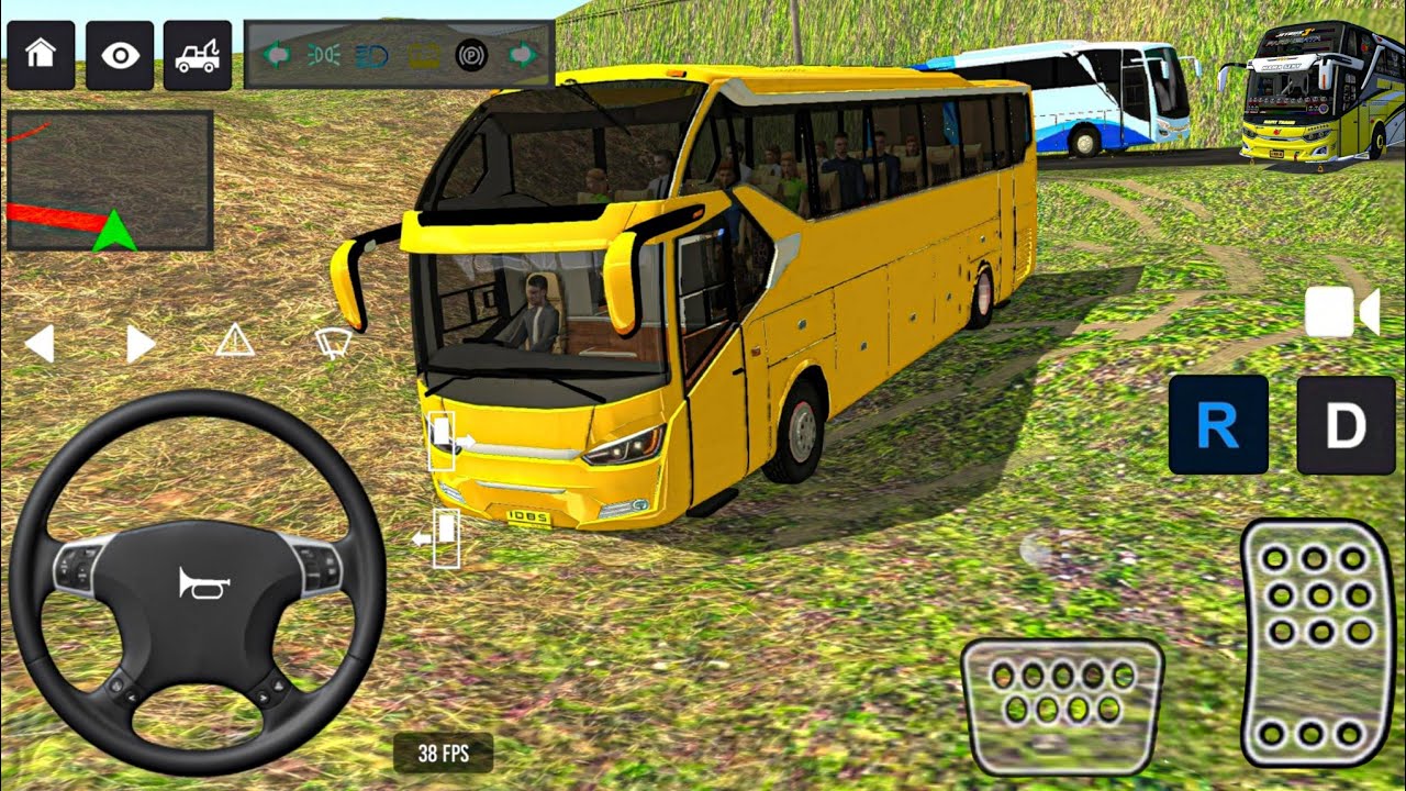 Almost Fell Off a Cliff 🚍😱 | Bus Simulator Indonesia Gameplay - YouTube