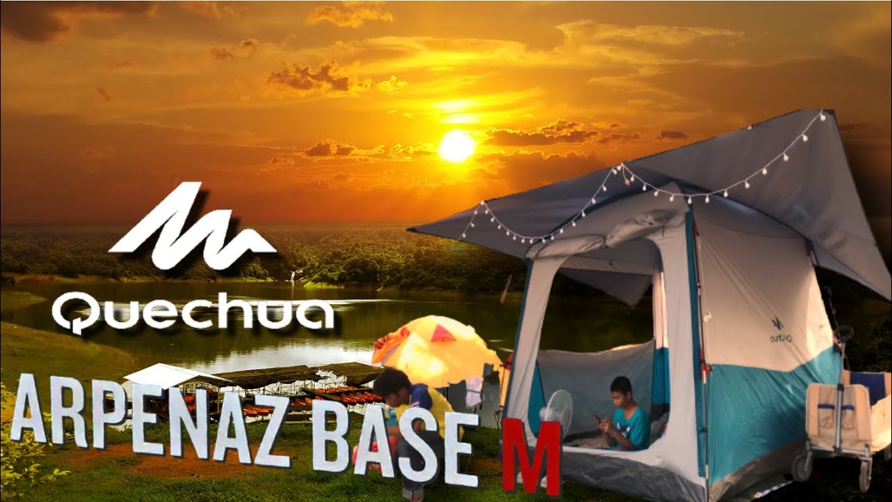 วิธีพับเก็บเต็นท์ quechua base m #camp #แคมปิ้ง - YouTube