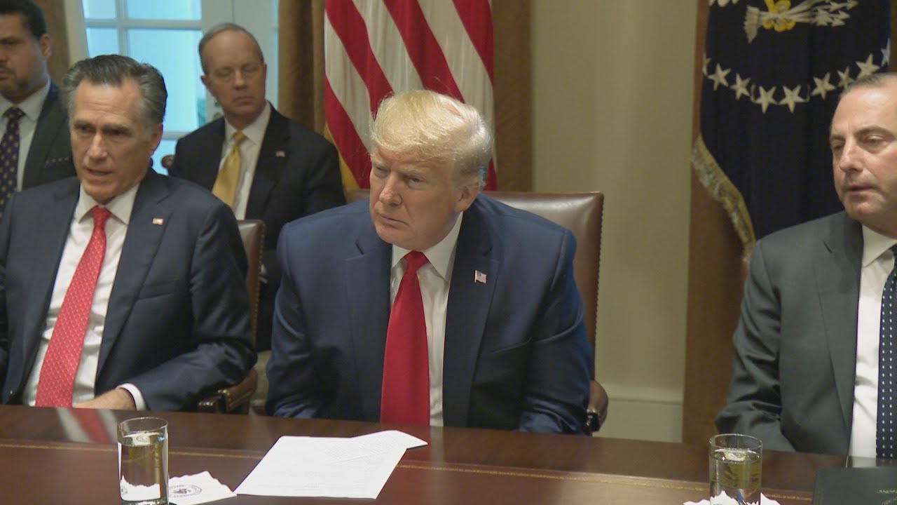 President Trump Participates in a Listening Session on Youth Vaping and ...