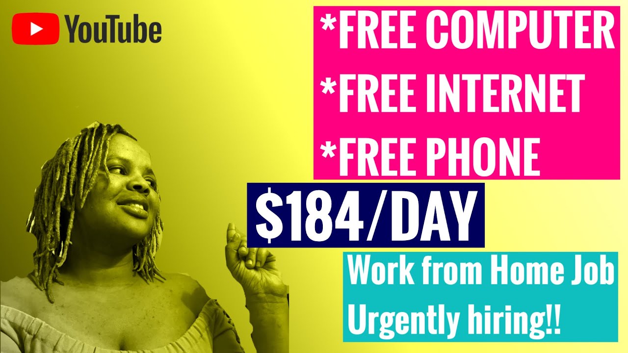 Remote Job •Free Computer •Free Internet •Free Phone •No talking • Make ...