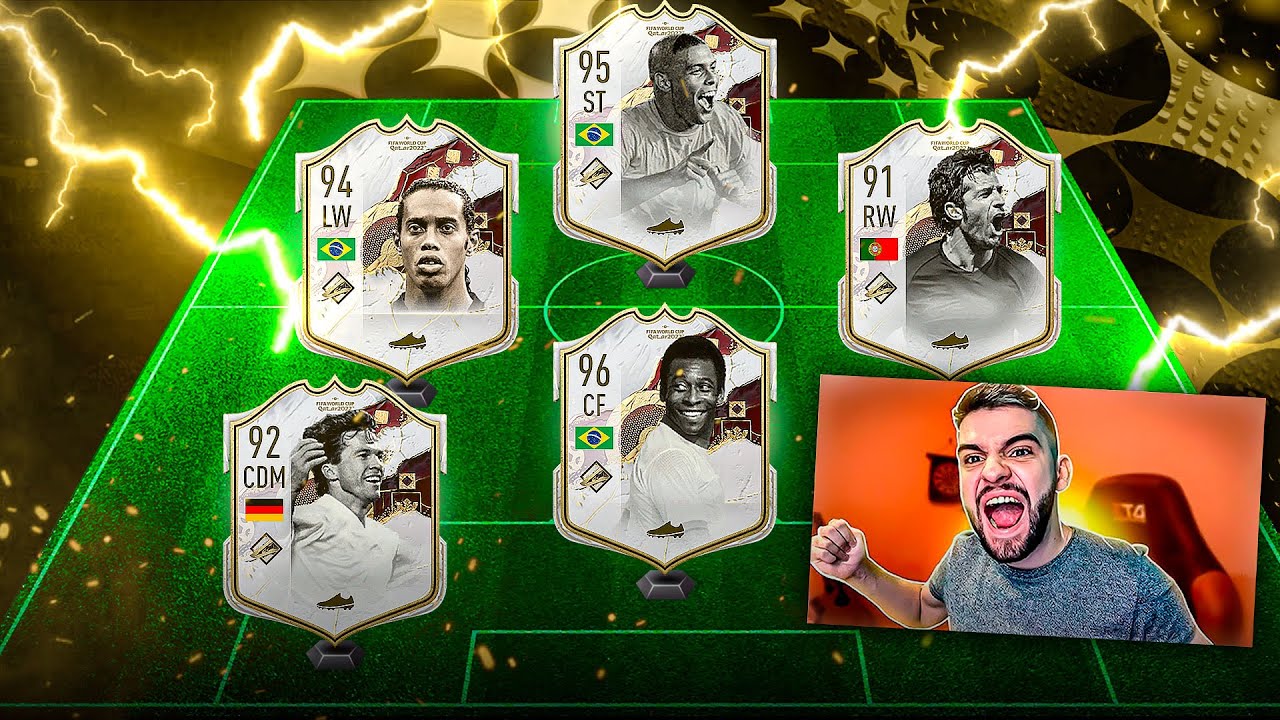 MEU NOVO TIME de 20 MILHÕES SÓ COM SUPER ICON! *FULL ICON* FIFA 23 ...