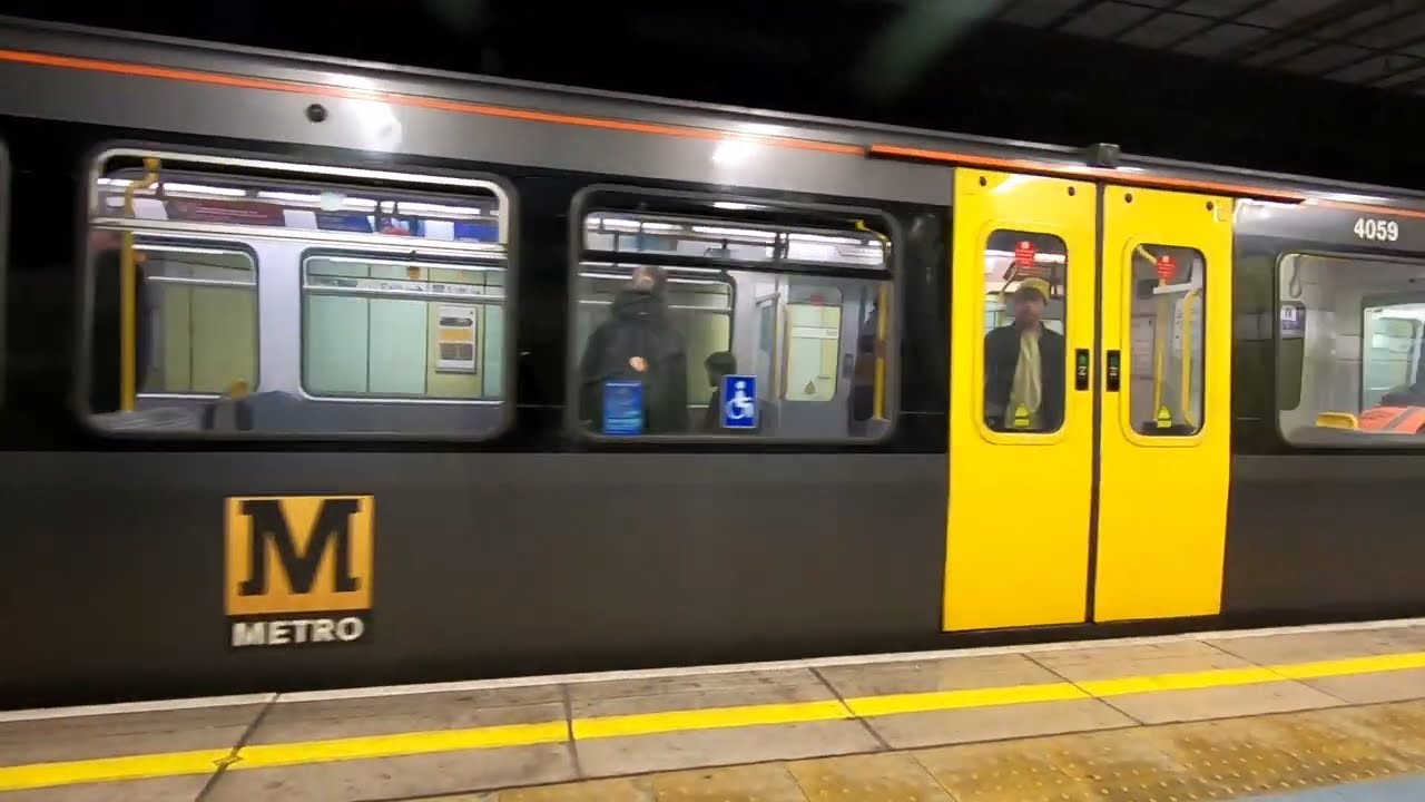 Tyne & Wear Metro Ride - Park Lane to Millfield | Window View | 04/02 ...