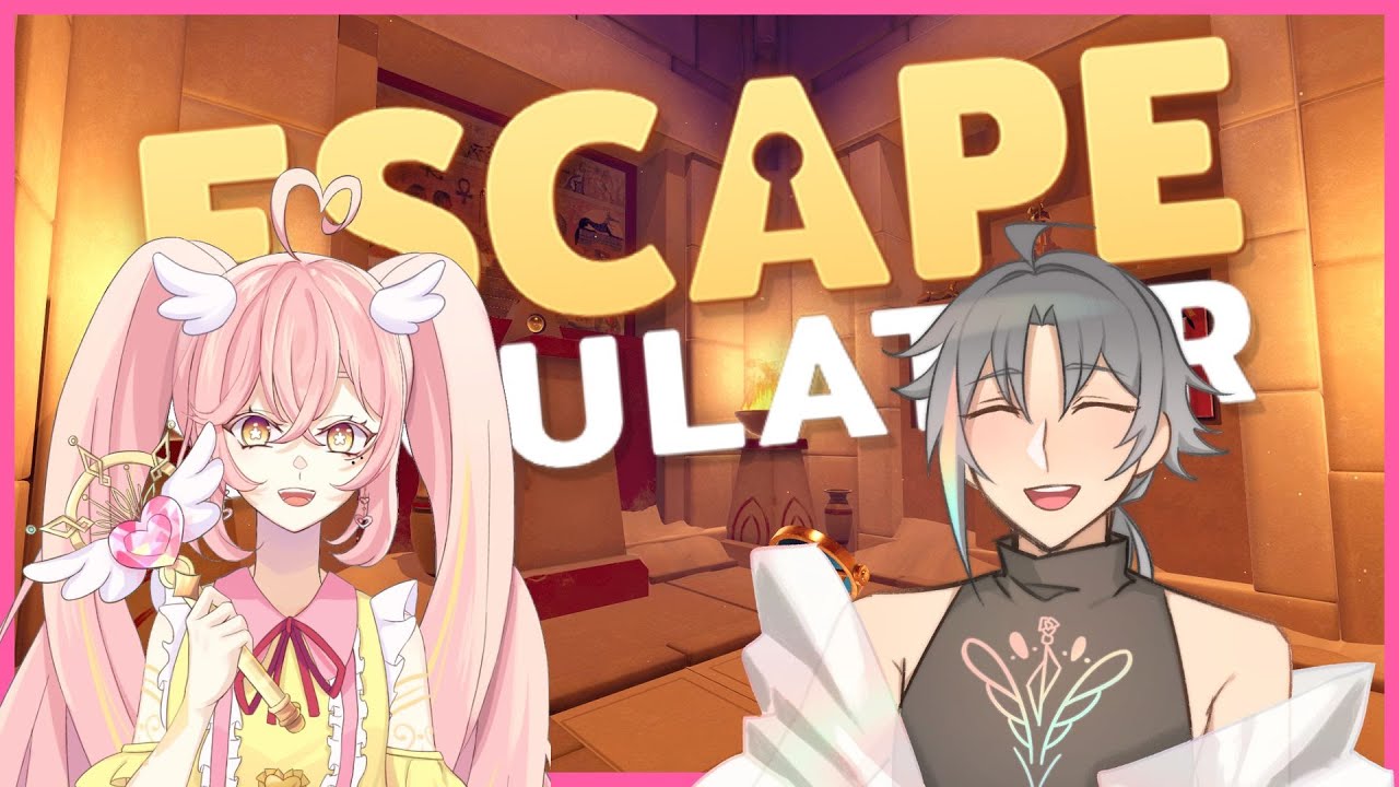 【ESCAPE SIMULATOR】one brain cell..powered on | Prim Roserin idol VTuber ...