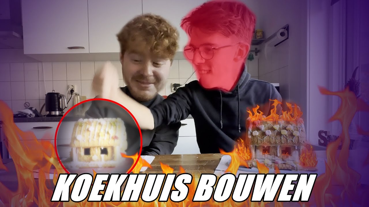 WIJ BOUWEN EEN HUIS!!!! (van koek)🏠🍪 - YouTube