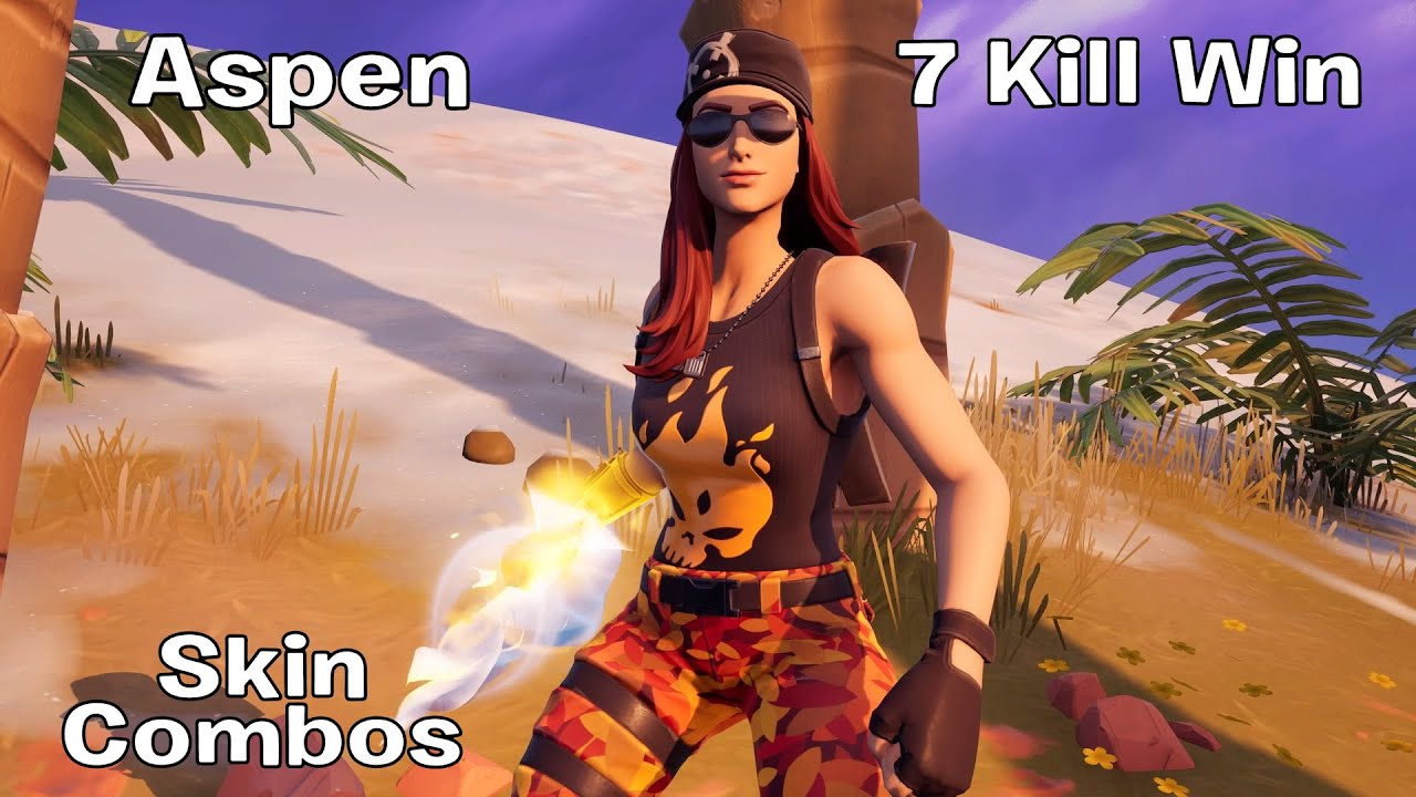 Aspen - Duo Win With Pinky! - 7 Kill Win! (Fortnite Skin Combos) - YouTube