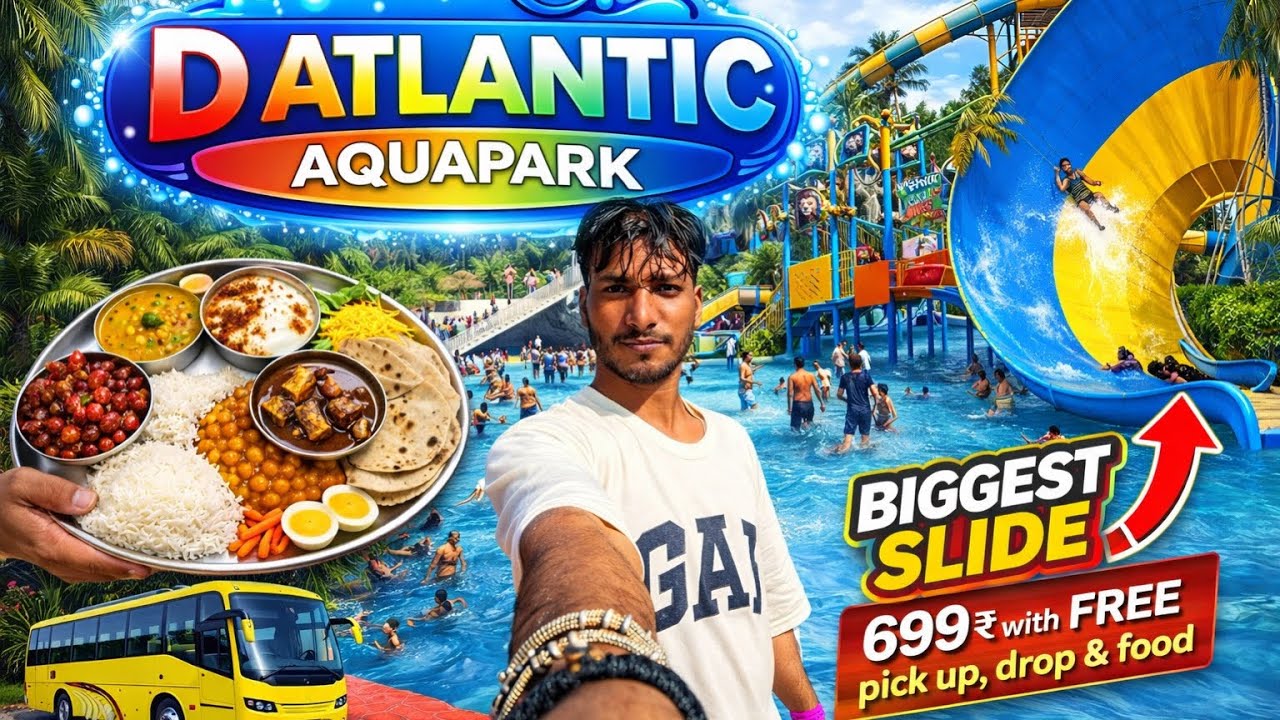 D'ATLANTIC AQUAPARK & RESORT VIRAR2026😍 D ATLANTIC RESORT VIRAR PRICE ...