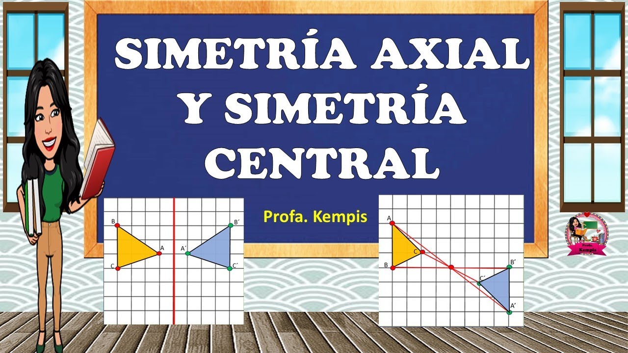 Simetría axial y simetría central - YouTube