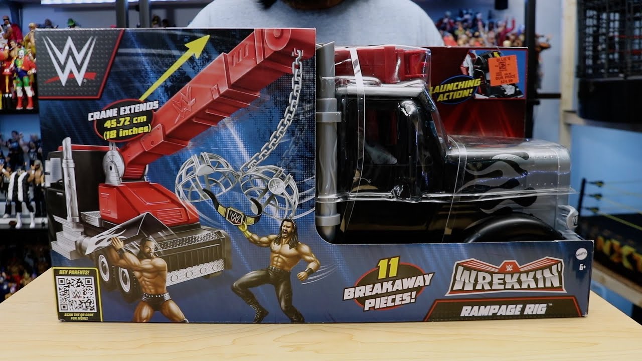 WWE WREKKIN' RAMPAGE RIG PLAYSET - YouTube