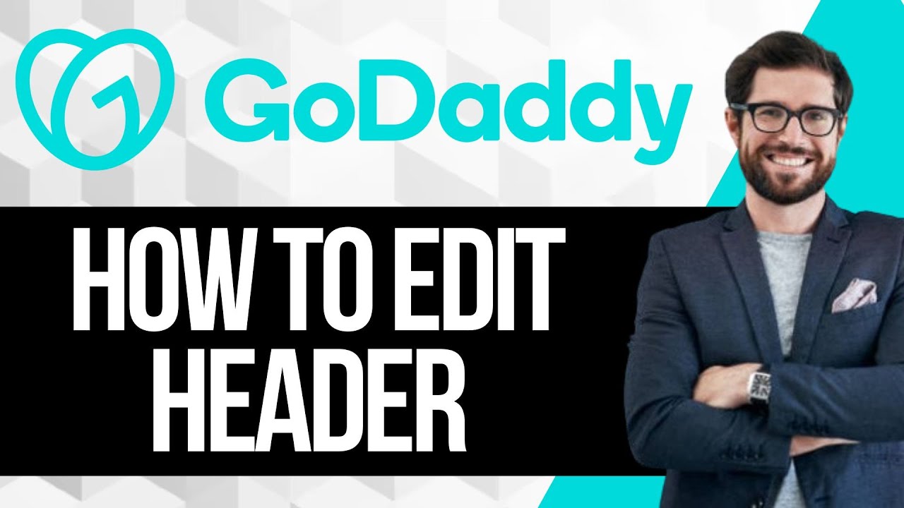 How to Edit Visual Elements in the Header of GoDaddy Website - YouTube