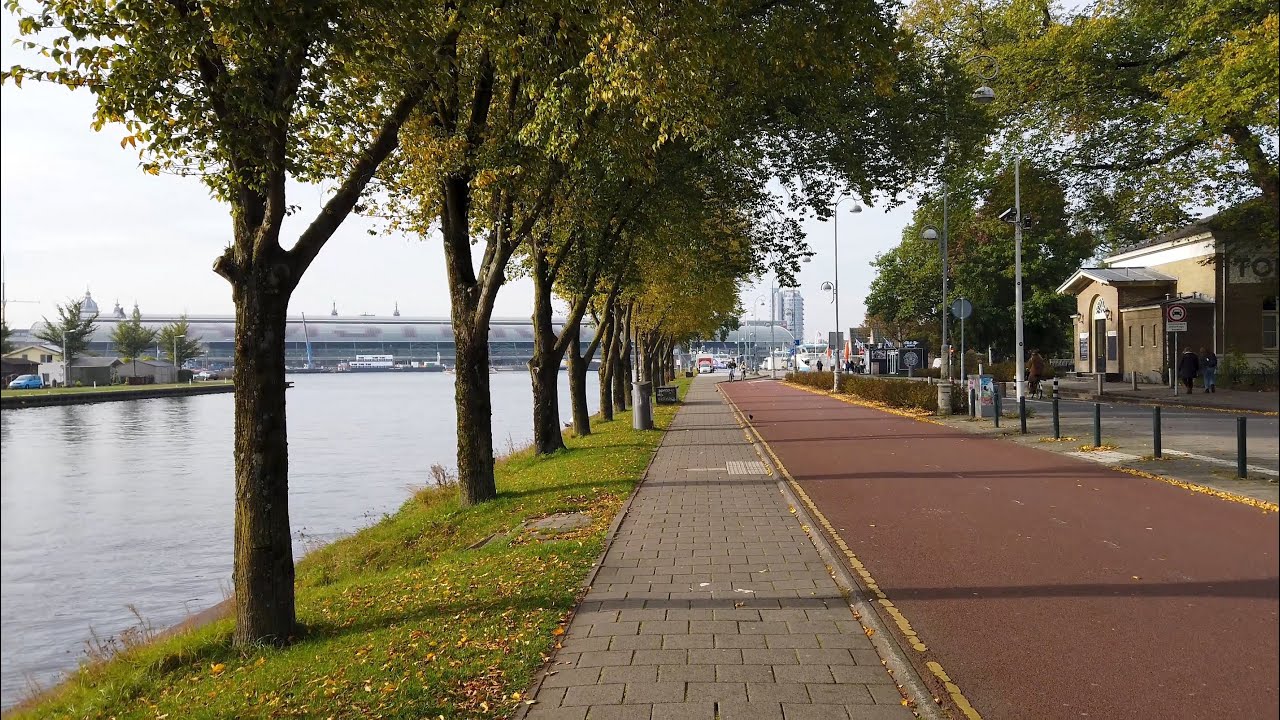 Autumn Walk in Amsterdam 🍃 | Overhoeks | The Netherlands 4K⁶⁰ - YouTube