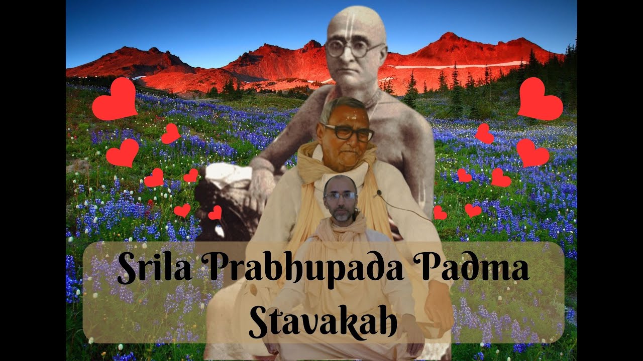 Pranamami Sada Prabhupada Padam sung by Srila Bhakti Nandan Swami ...