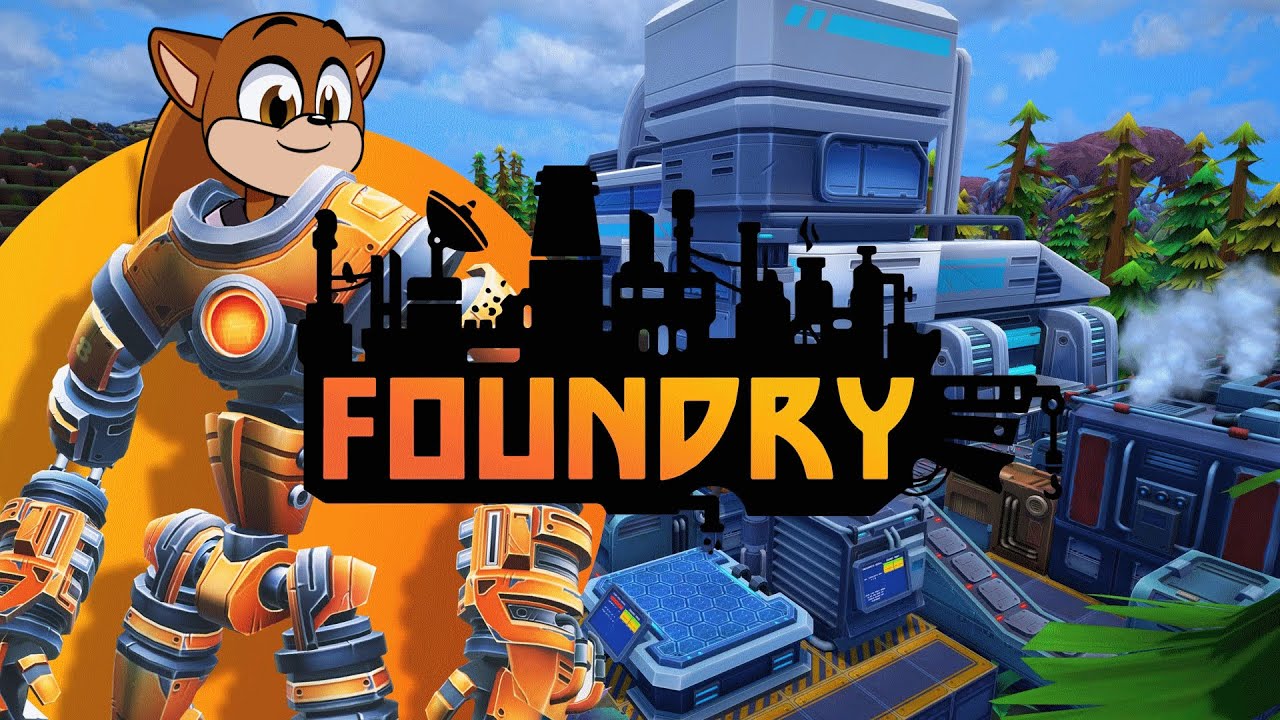 【FOUNDRY】 Caffeine Powered Hedgehog Tries To Build A Factory - YouTube