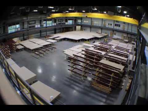 Time lapse of model of the Mississippi River being built - YouTube