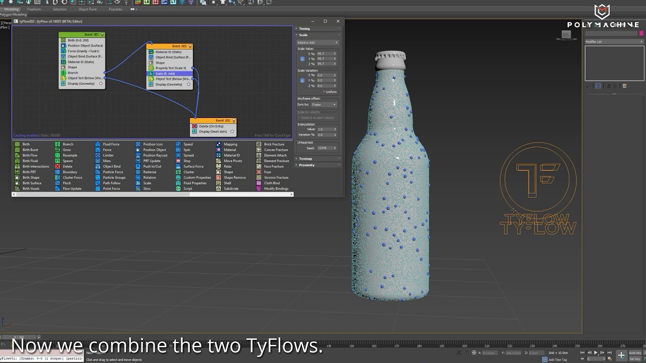 TyFlow Beta Condensation Test - YouTube