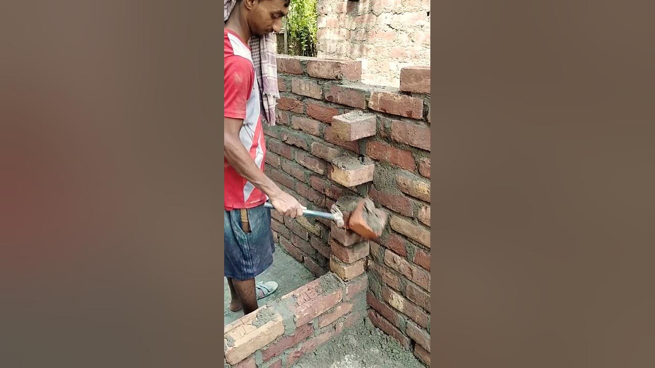joint brick | How to Perfect Joint in Bricks Wall | #brick #wall #shorts - YouTube