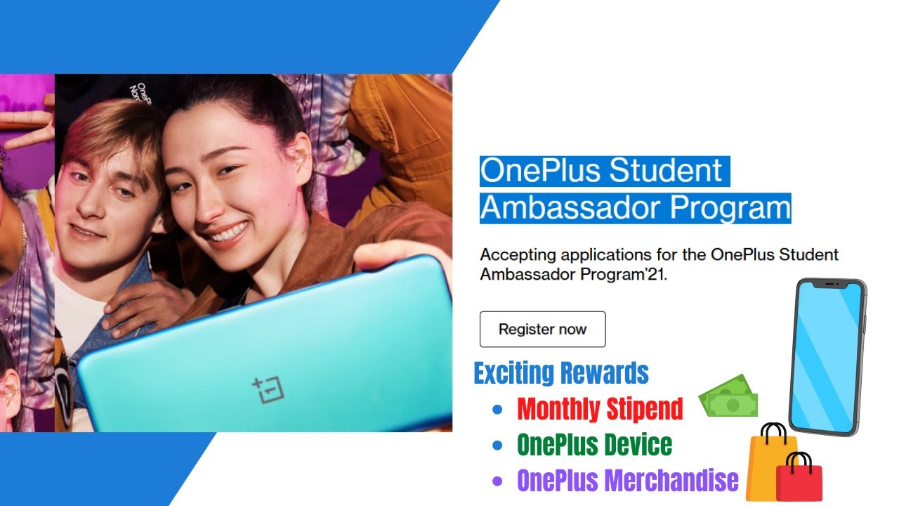 OnePlus Student Ambassador Program | Monthly Stipend with One Plus ...