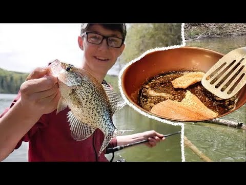 Crappie Catch and Cook! - YouTube
