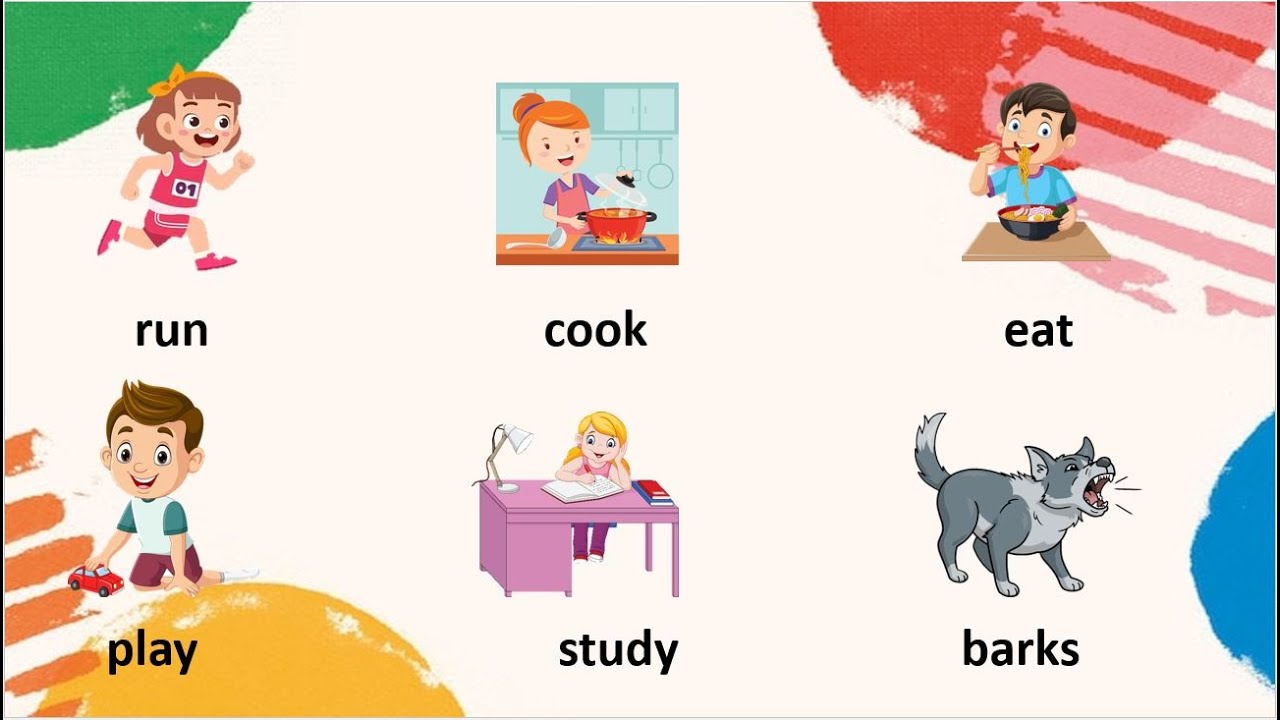 Verbs - Part 1 - Action Words / Doing Words - YouTube