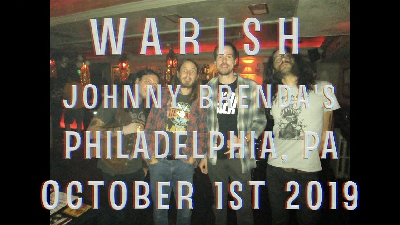 Warish live in Philadelphia - October 1st 2019 - YouTube