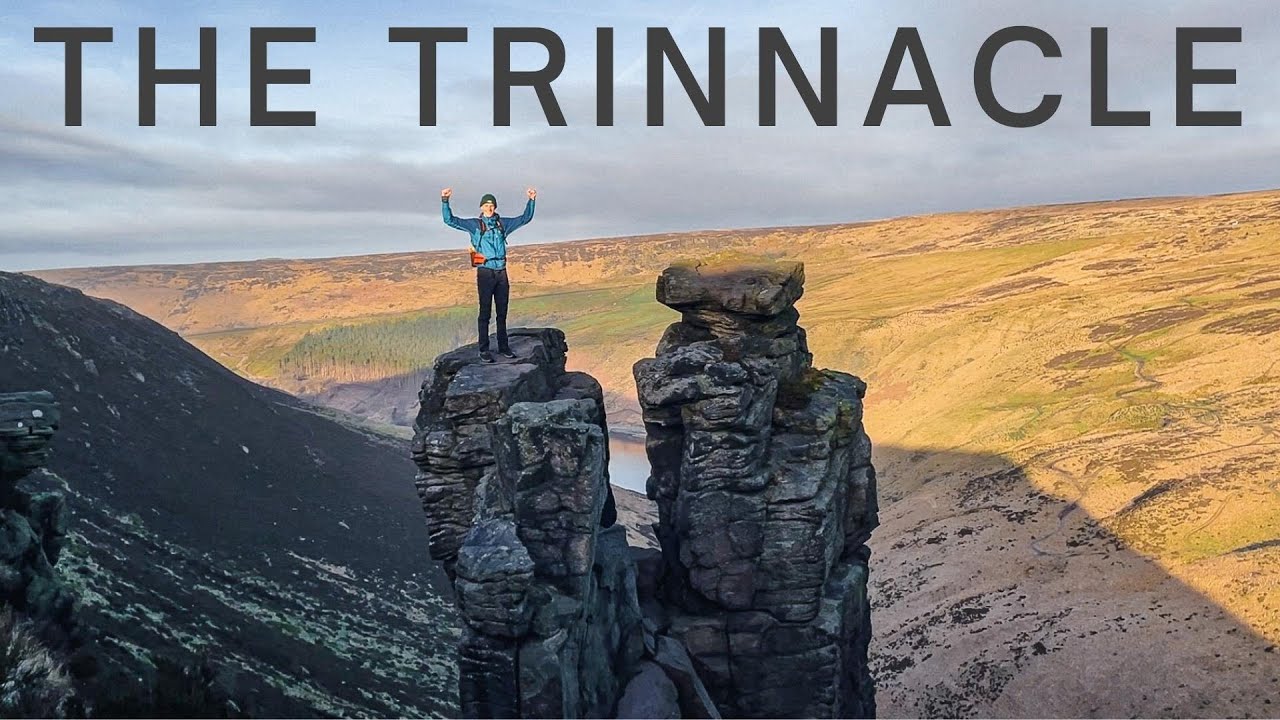 THE TRINNACLE - 12 Mile Solo Hike - Peak District, Dovestone Rocks ...