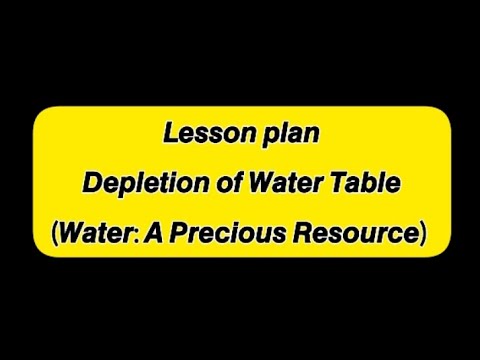 7th class science lesson plan in hindi by Khushboo classes| depletion ...