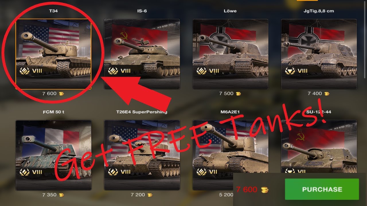 How to get FREE tanks in WoTB! | #WoTB - YouTube