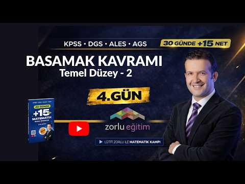 Basamak Kavramı Temel Düzey - 2 | 4.Gün | 30 Günde +15 Net Matematik Kampı