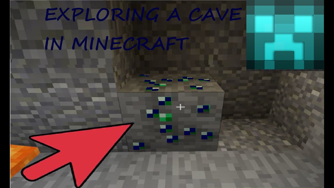 Exploring A Minecraft Cave #1 - YouTube