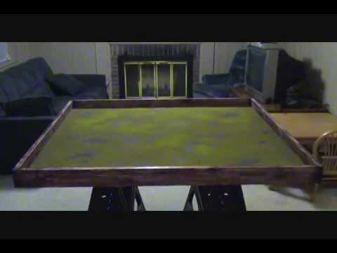My New Warmachine Gaming Table - YouTube