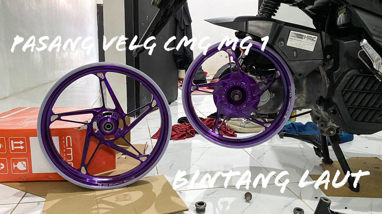 Pasang Velg Cmg Mg1(Bintang Laut) Di Vario Led Old - YouTube