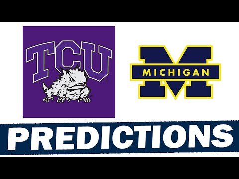 Michigan vs TCU - Score Predictions - YouTube