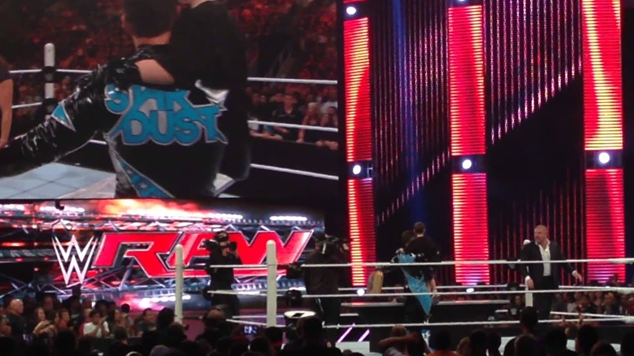 Wwe live reaction raw stardust granting drax shadow a wish 8/3/2015 ...
