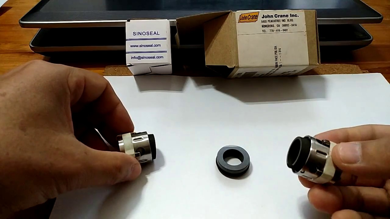 mechanical seal Teflon Wedge - YouTube