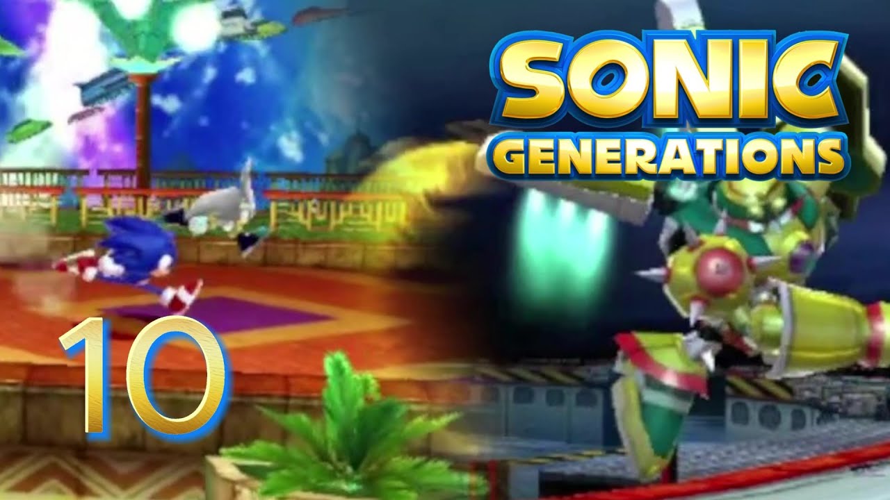 Sonic Generations (3DS)- Silver & Egg Emperor (Boss Gate 3) - YouTube
