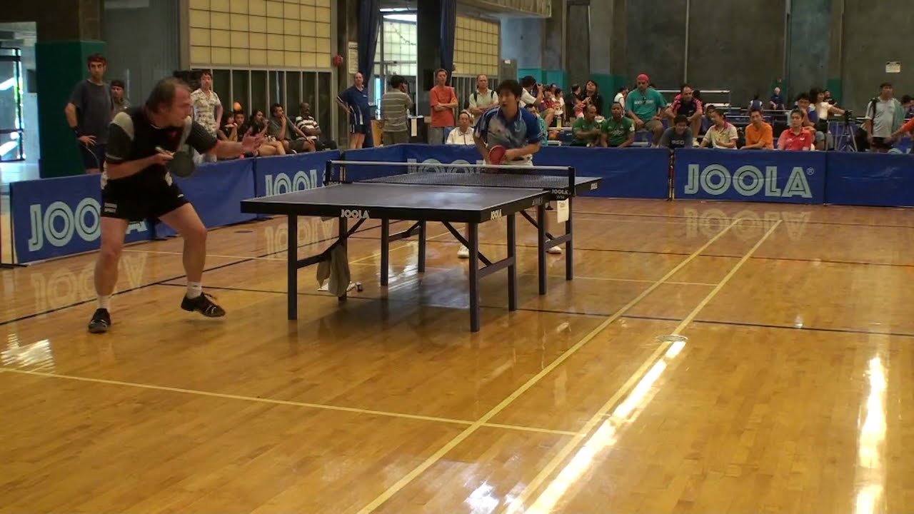 Zhang WeiJian vs Rob van Lier Open Singles RR 2 - YouTube