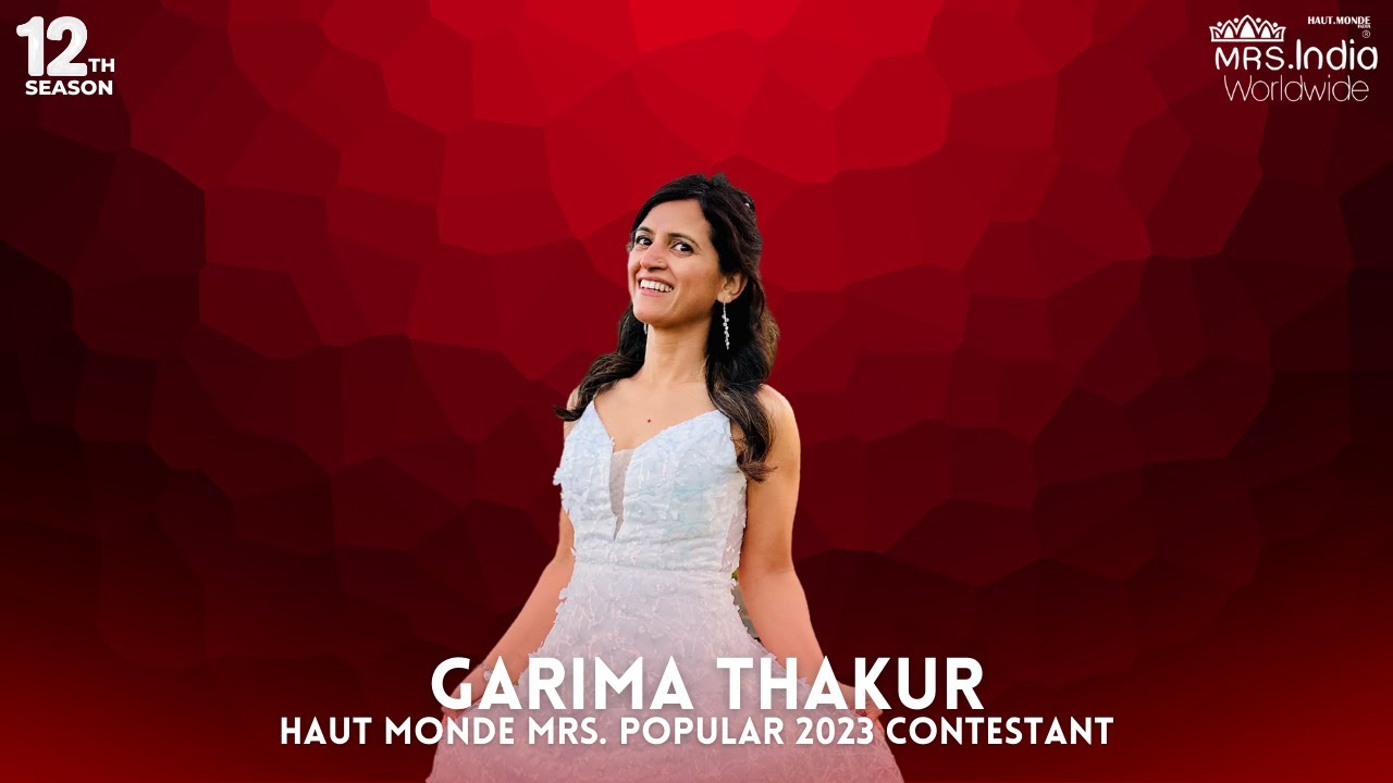 Garima Thakur | Mrs. Popular 2023 - YouTube