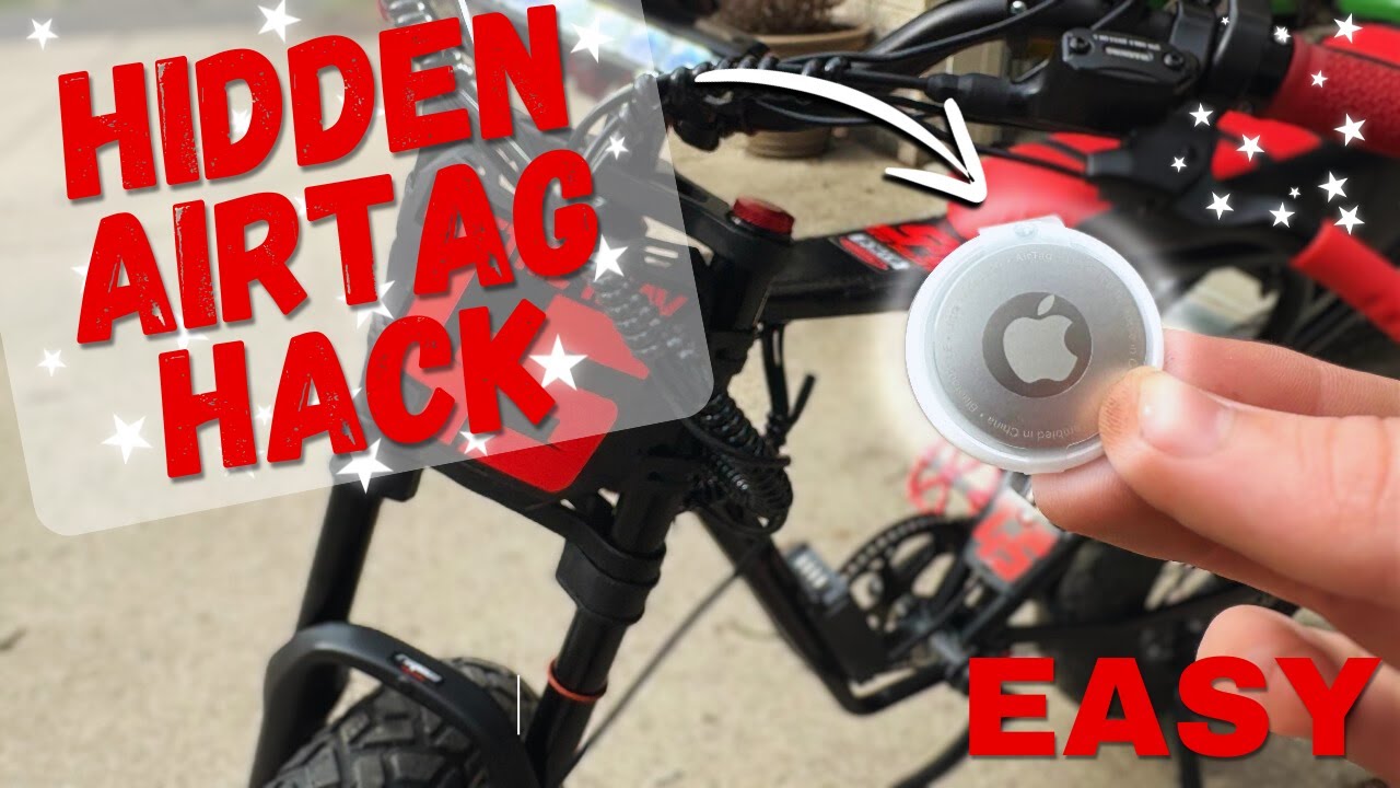 APPLE AIRTAG HACK!! HIDDEN AIRTAG INSIDE MY BIKE: How I use an Airtag to Protect my Bike!! # ...
