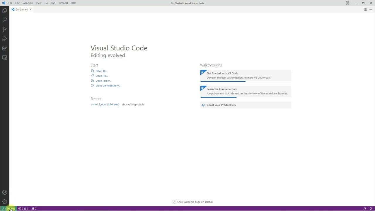 Remote Development Using DVT IDE for VS Code over SSH - YouTube