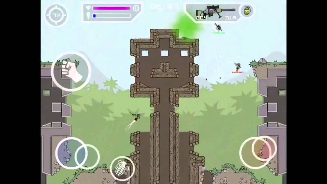 Mini militia: TLP 2v2 ft. Mighty, Blast, and Amiel - YouTube