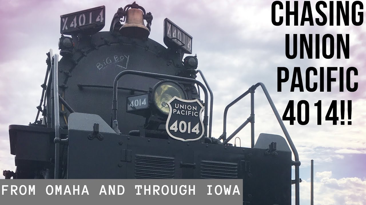UP 4014 Departs from Omaha And Then Glides Through Iowa - YouTube