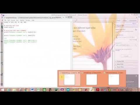 Practical No. 6: Write Python program to perform operations onLists ...