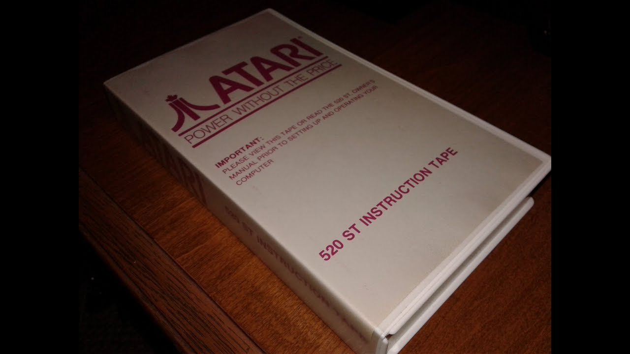 Atari 520ST Instruction Video - YouTube