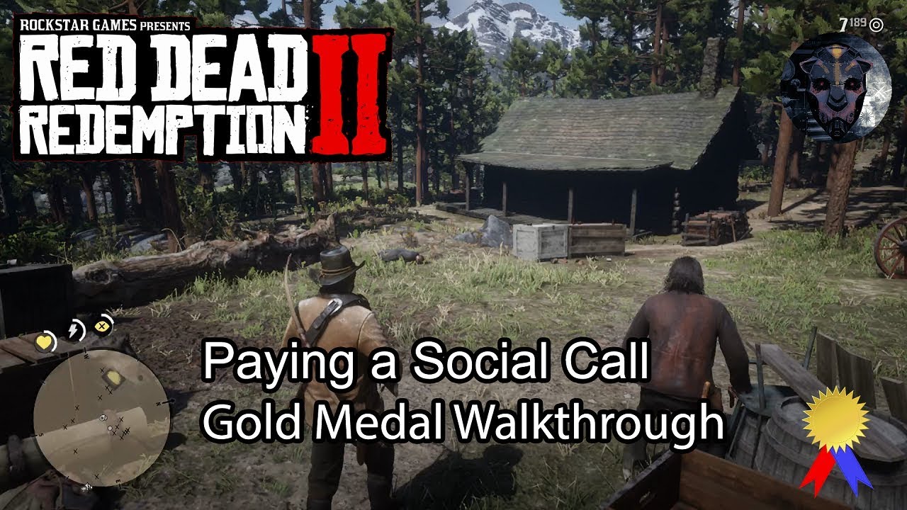 Red Dead Redemption 2 - Paying A Social Call Gold Medal Walkthrough1 ...
