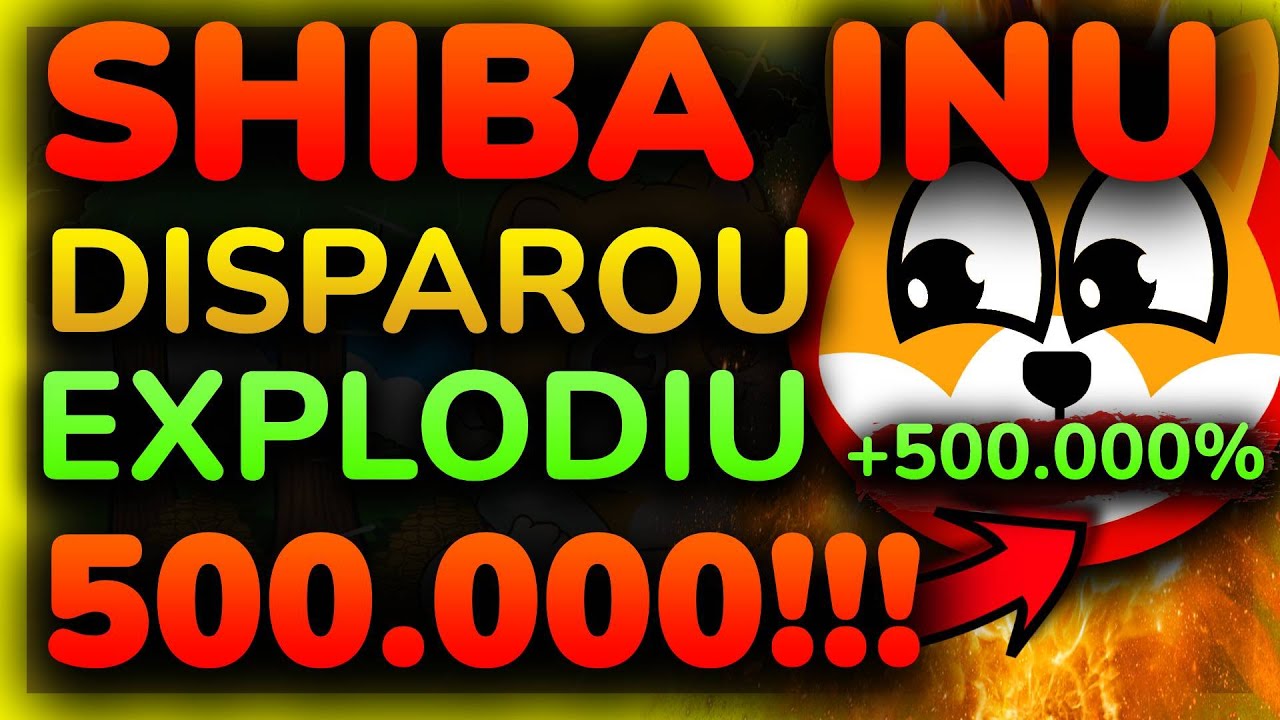 SHIBA INU HOJE: 1 SHIB = R$500.000,00 - NOTÍCIAS SHIBA INU HOJE - ANÁLISE DE HOJE SHIB - YouTube
